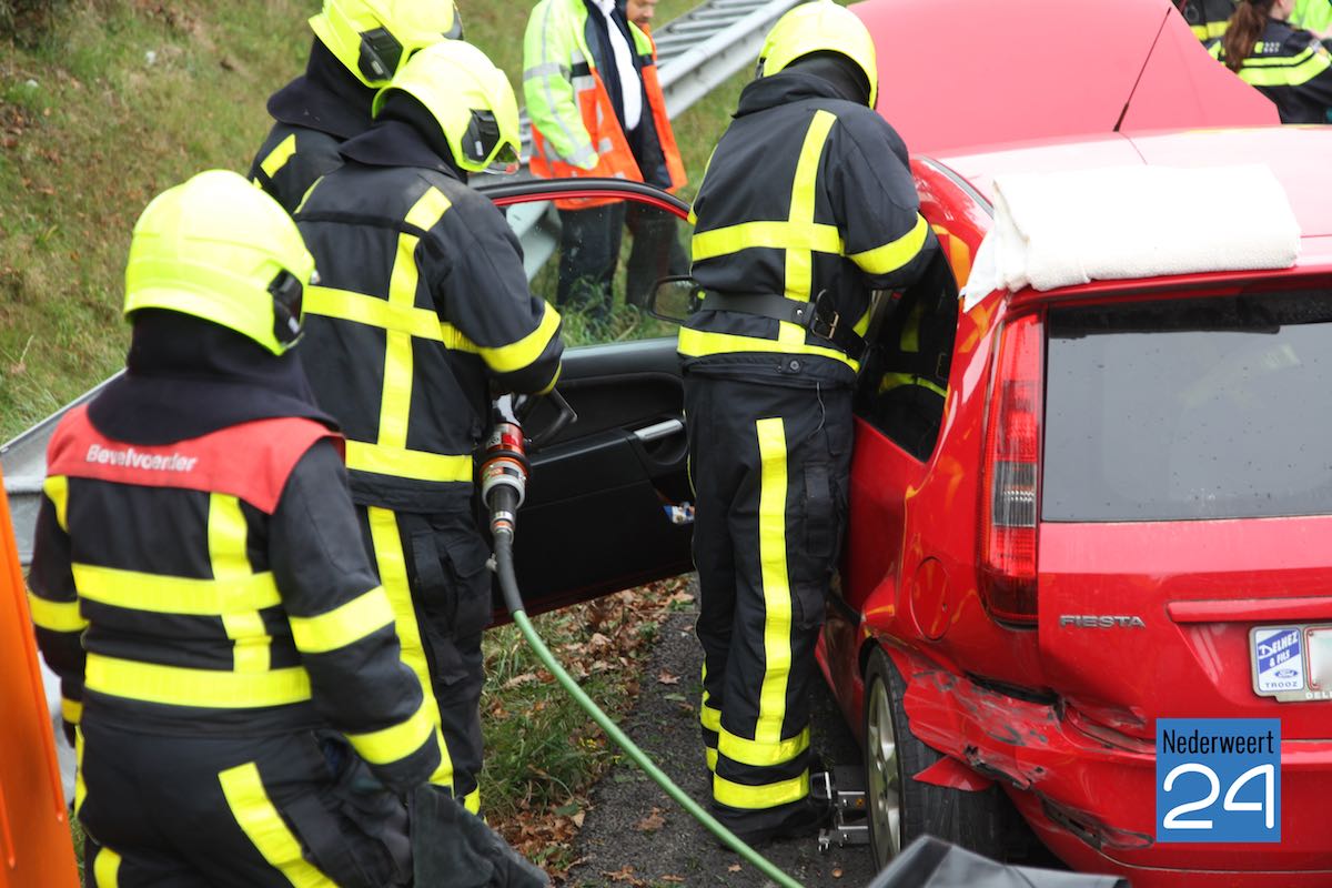 Gewonde bij ongeval A2 - Nederweert24