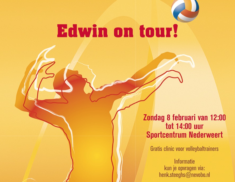Volleybalclinic door Edwin Benne - Nederweert24