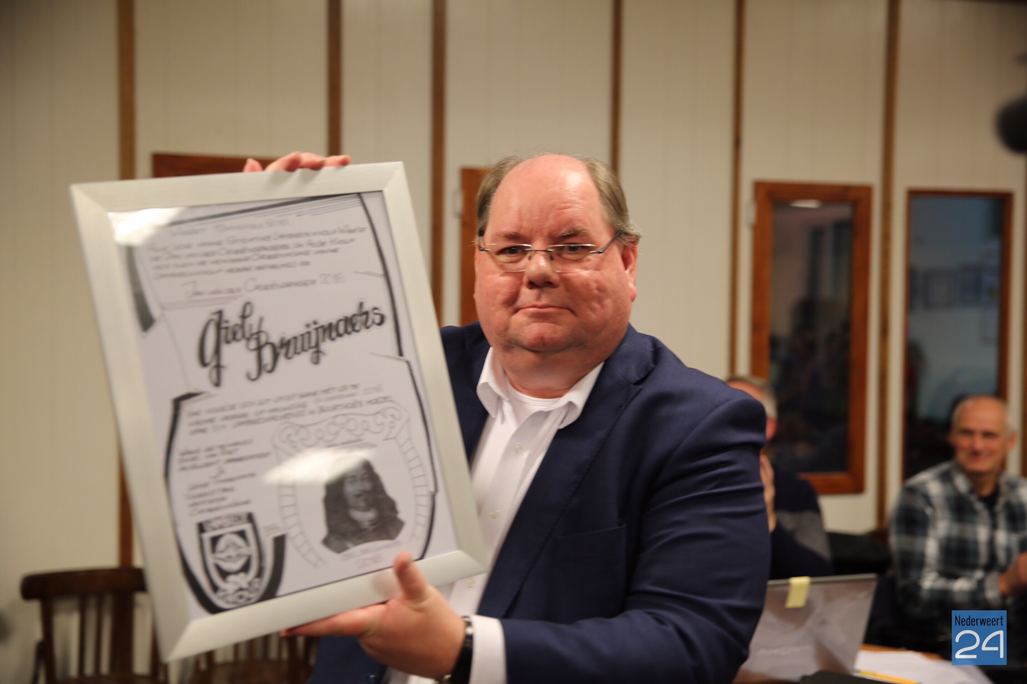 Giel Bruijnaers ontvangt Jan van der Croeën-eremedaille - Nederweert24