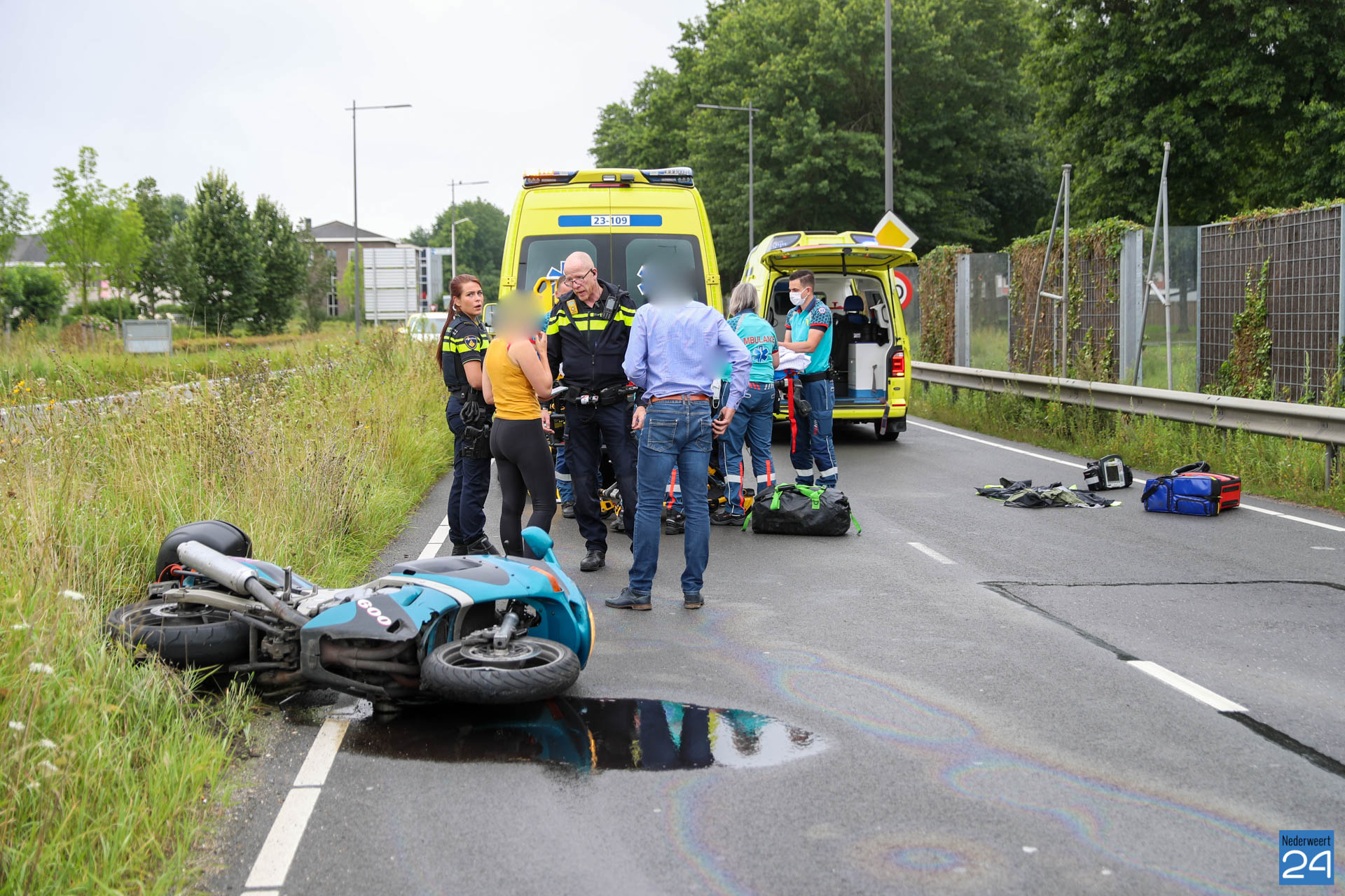 Motorrijder gewond bij eenzijdig ongeval in Weert - Nederweert24