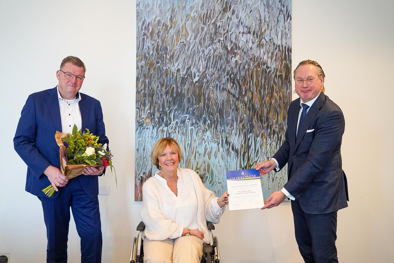 Lim­burgs ere-am­bas­sa­deur­schap voor Mo­ni­que Prin­cen - Nederweert24