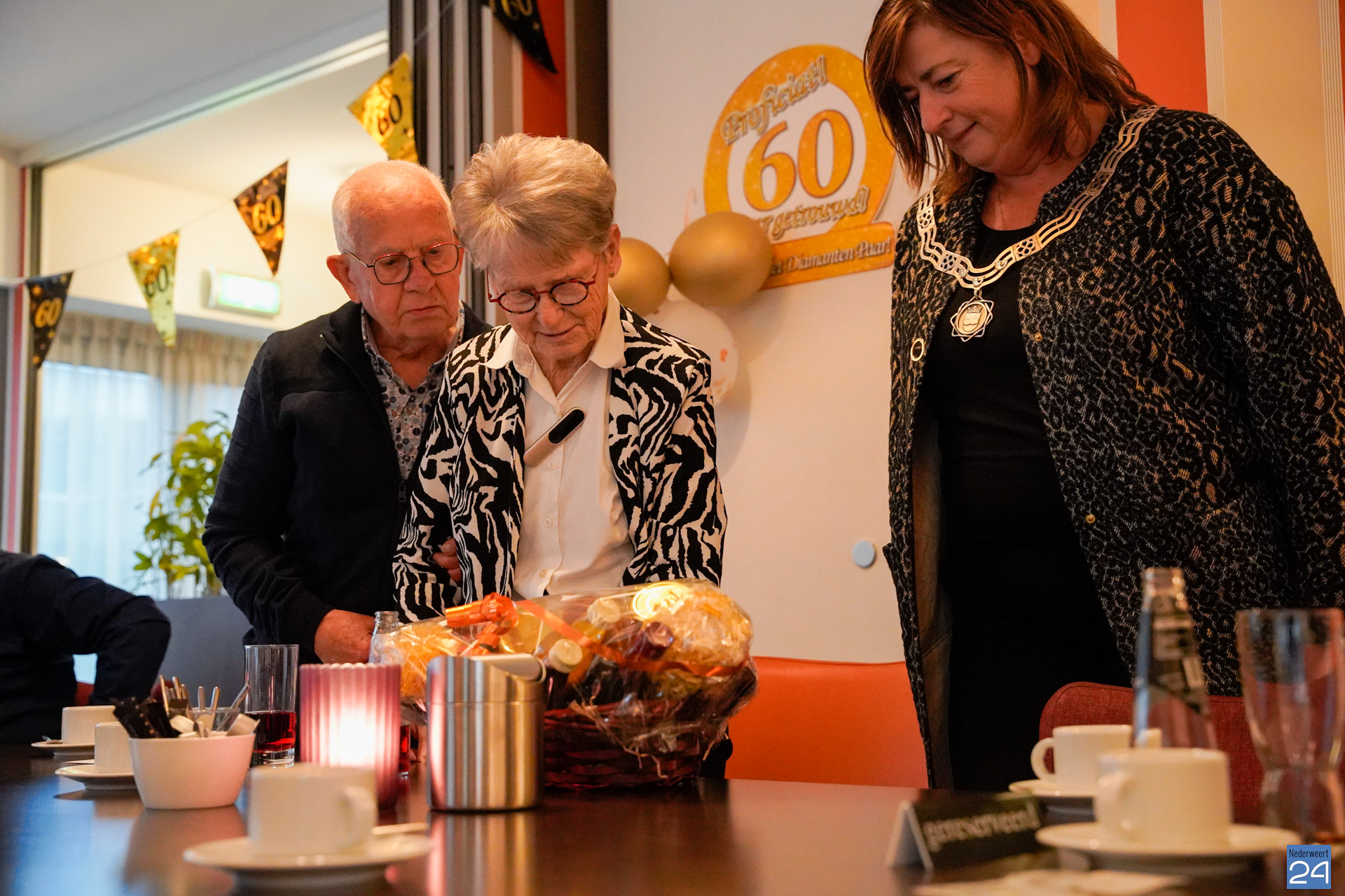 Diamanten huwelijk Piet en Mia Knapen-Van den Heurik - Nederweert24