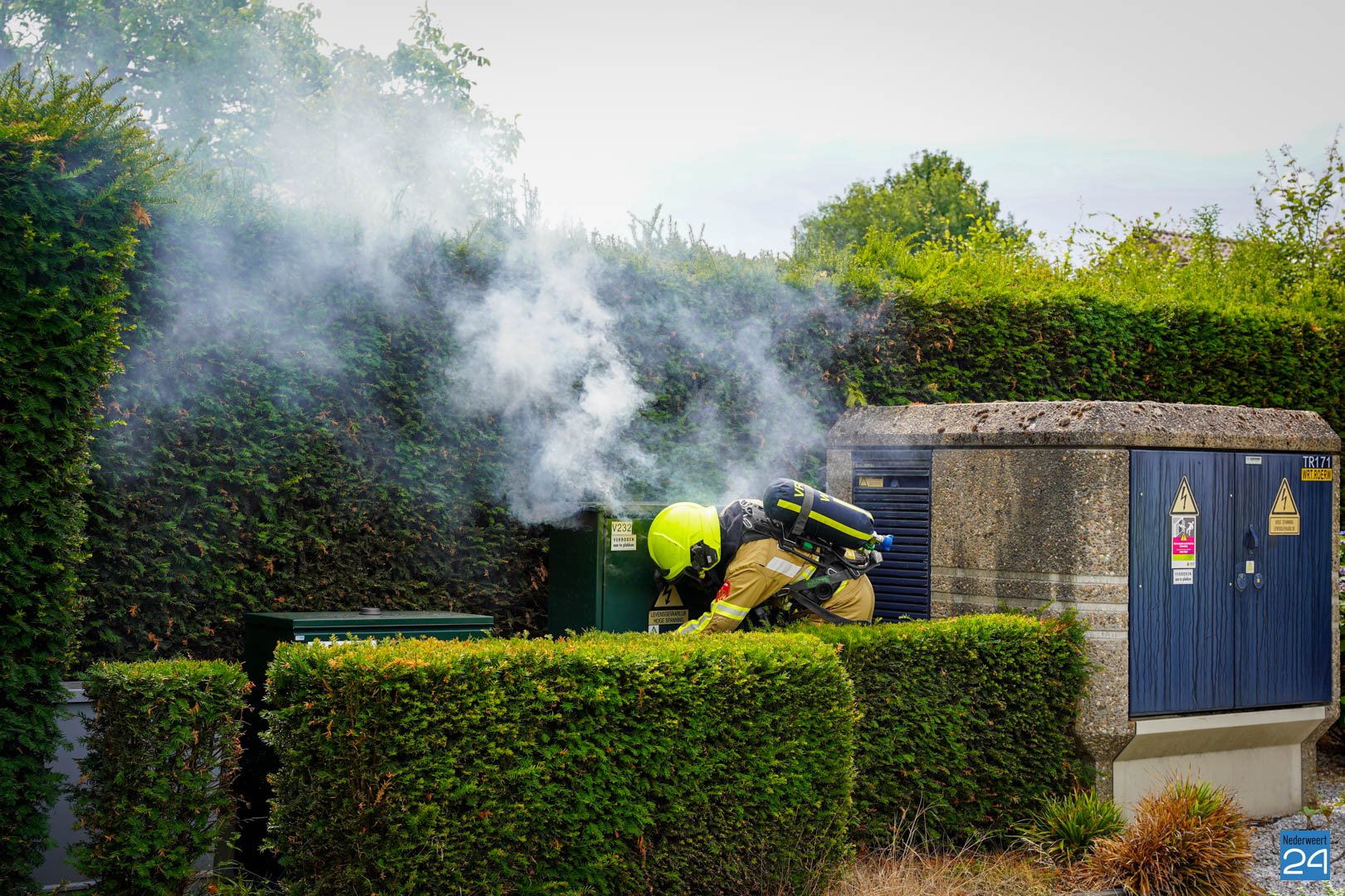 Stroomkast in brand aan Roermondseweg in Weert - Nederweert24
