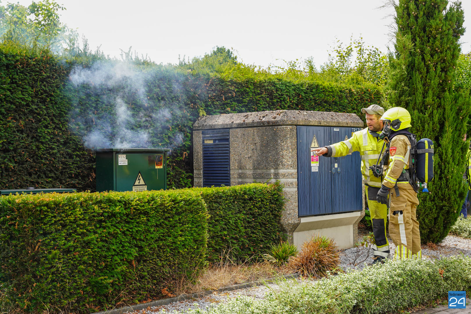 Stroomkast in brand aan Roermondseweg in Weert - Nederweert24