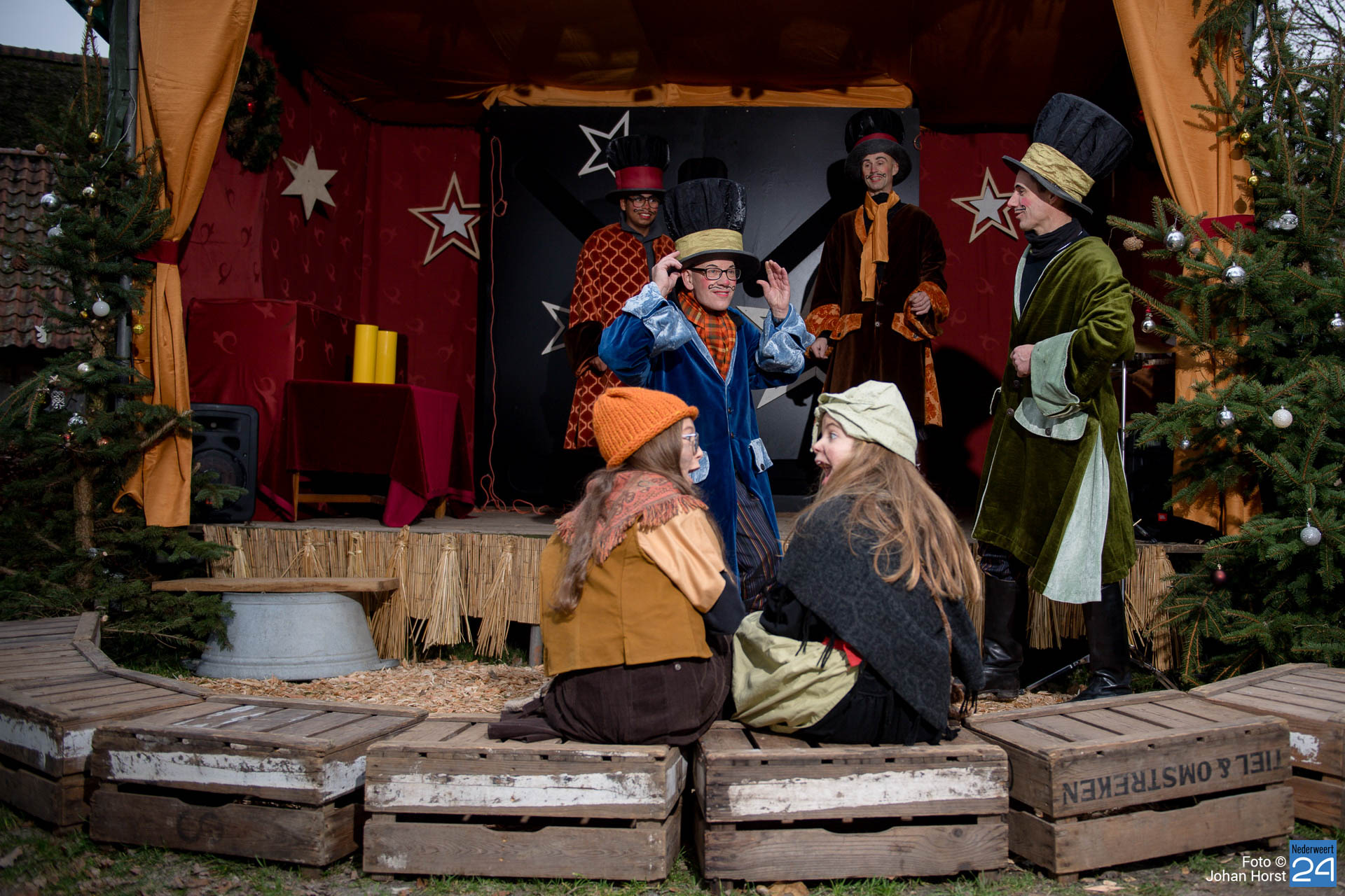 Kerstsfeer tijdens Eynder Pieck Festeyn Nederweert-Eind - Nederweert24