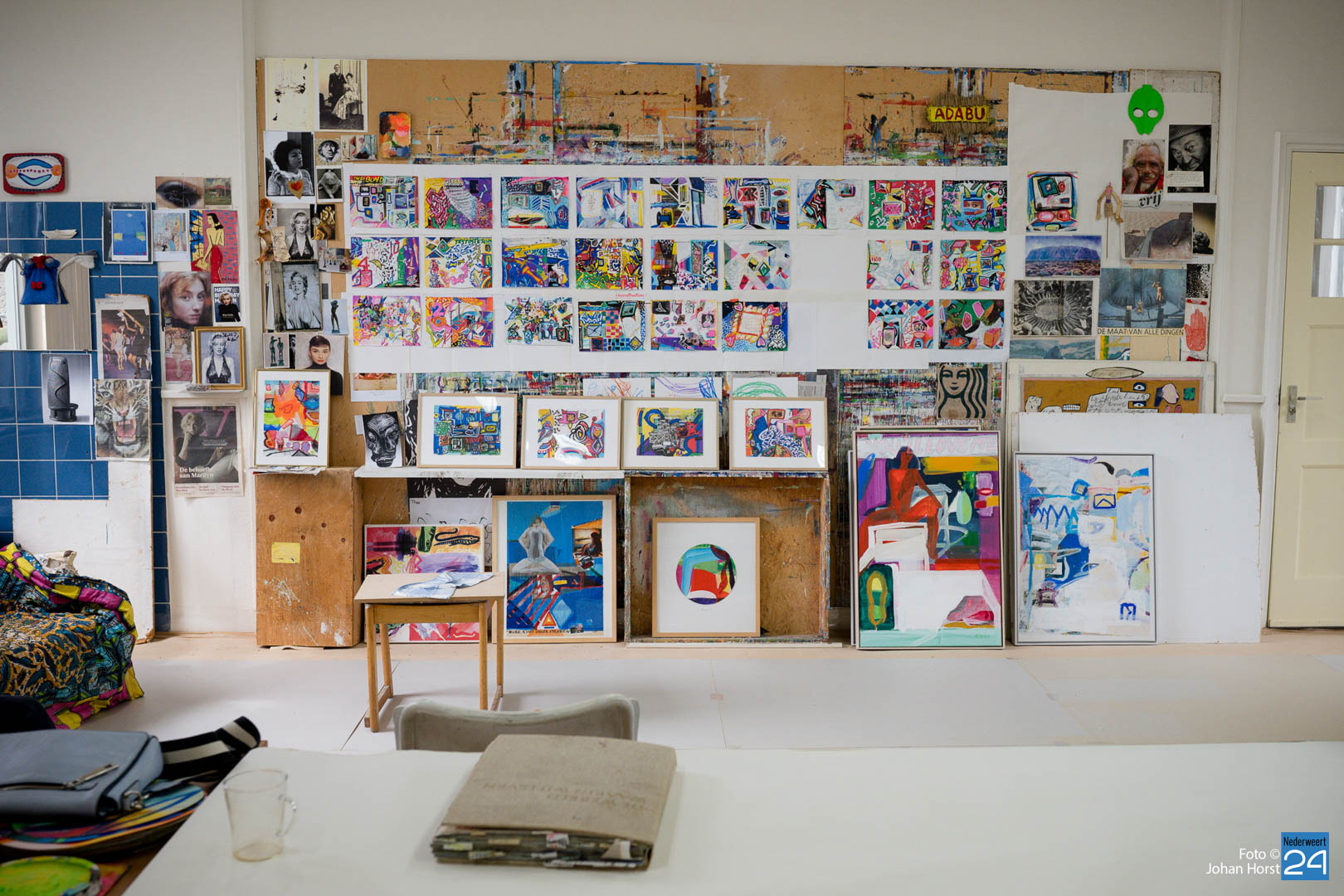 Meer dan 20 Weerter kunstenaars openden atelier tijdens KunstINkijk ...