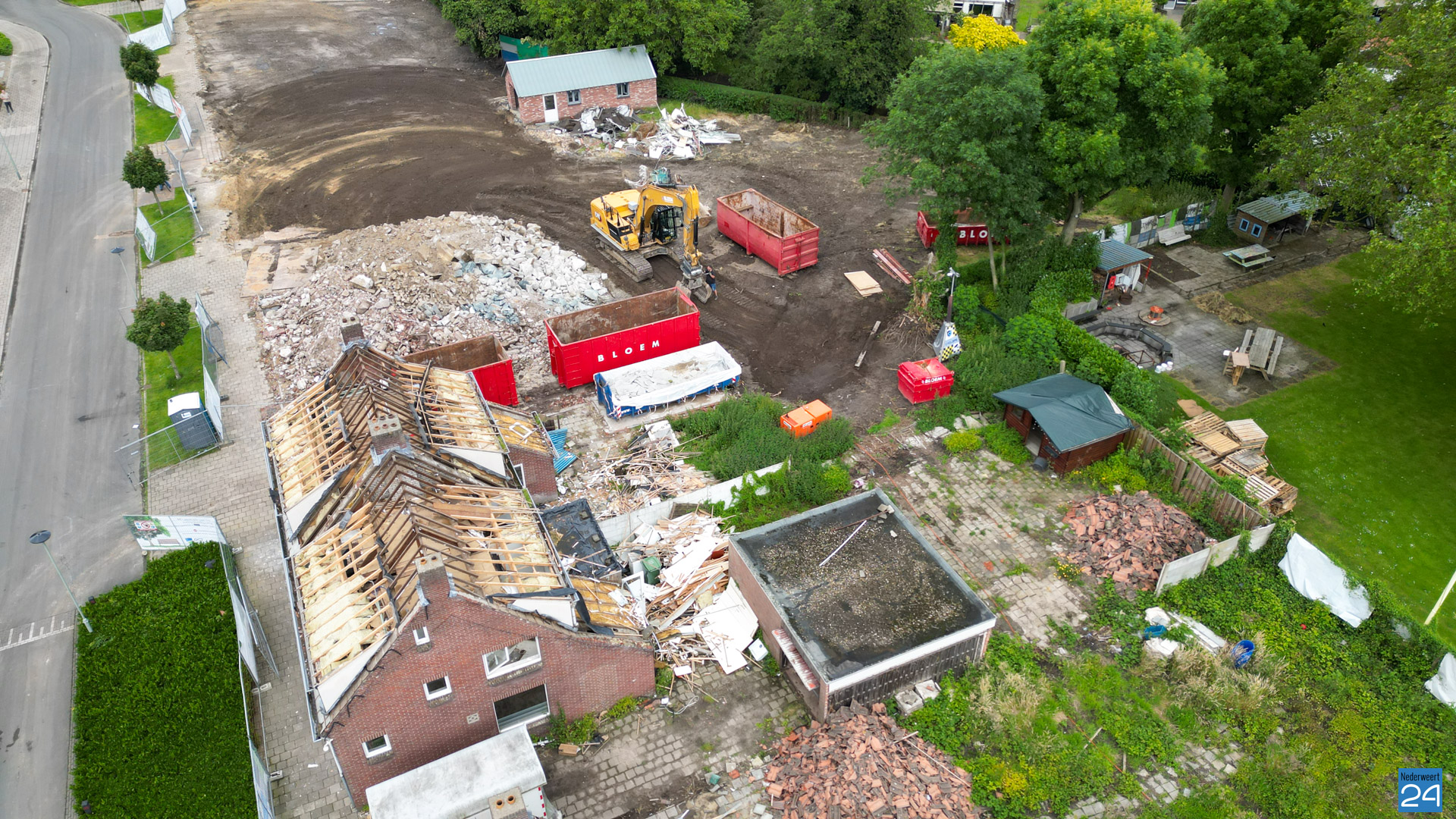 Sloop huurwoningen in Budschop gestart - Nederweert24