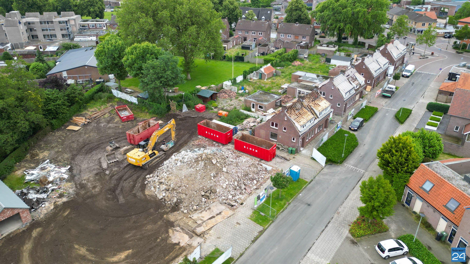 Sloop huurwoningen in Budschop gestart - Nederweert24