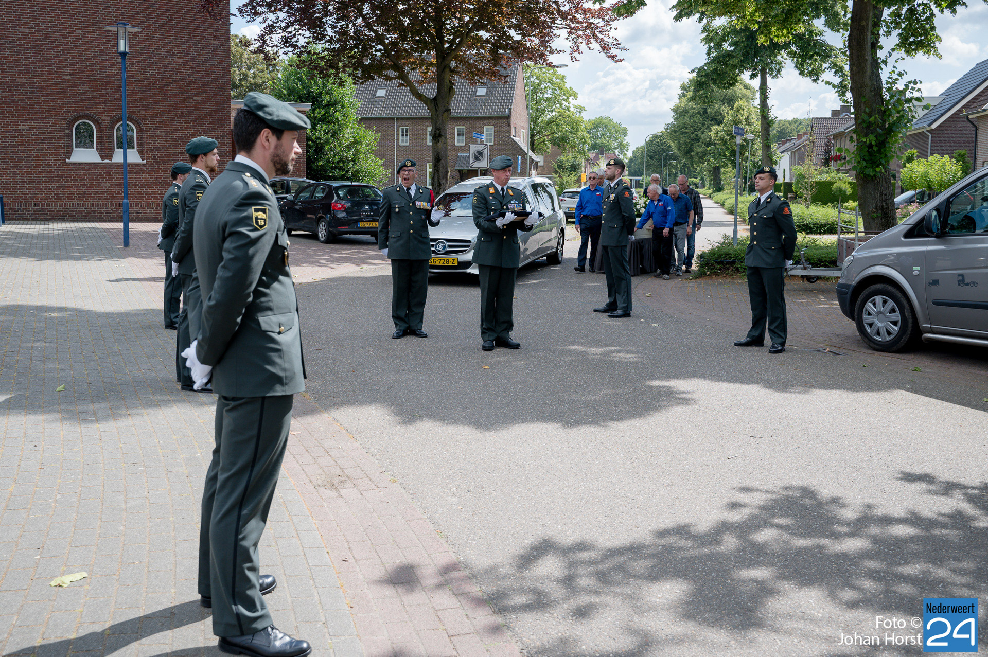 Militaire erehaag Jan Bongers - Nederweert24