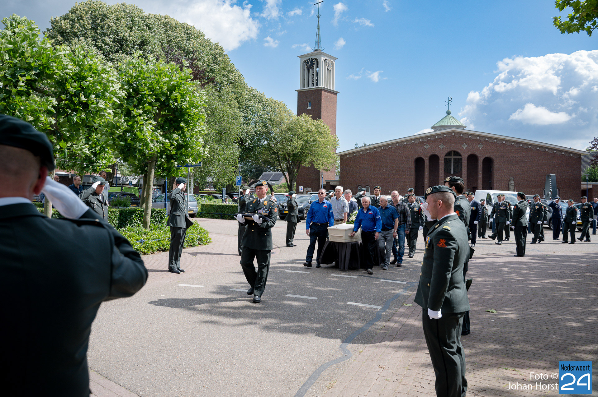 Militaire erehaag Jan Bongers - Nederweert24