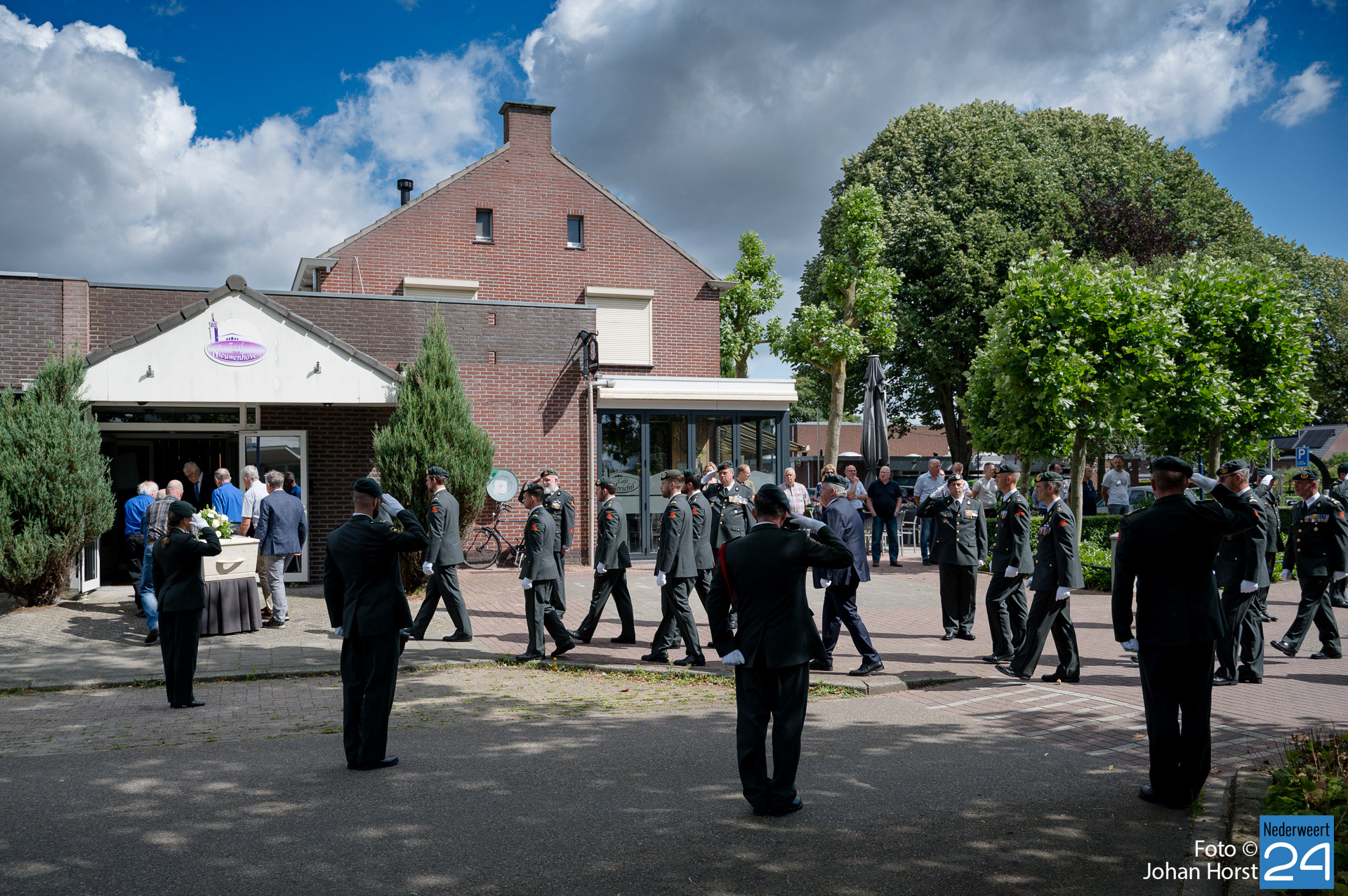 Militaire erehaag Jan Bongers - Nederweert24