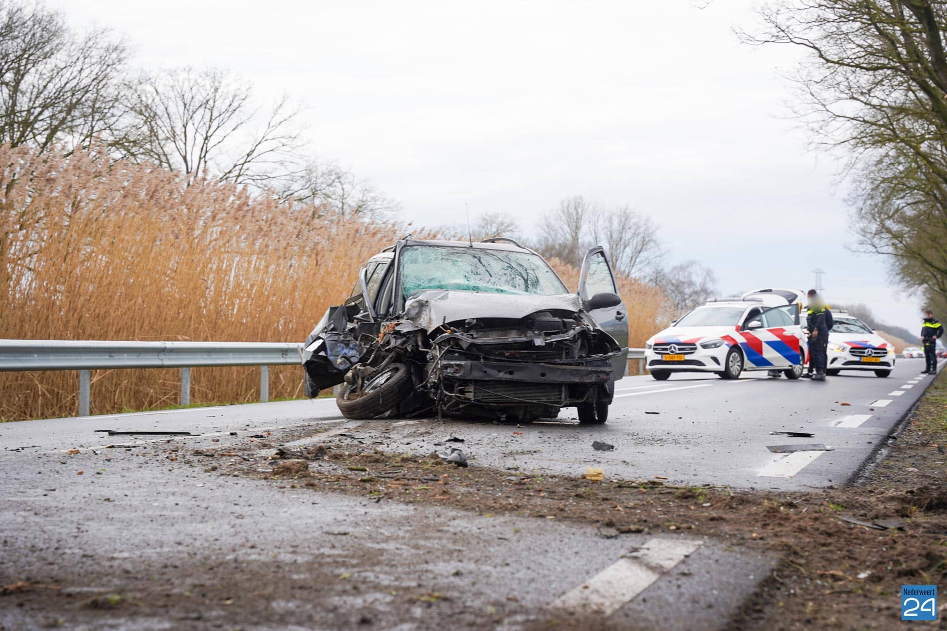 Eenzijdig ongeval op N275 bij Ospel - Nederweert24