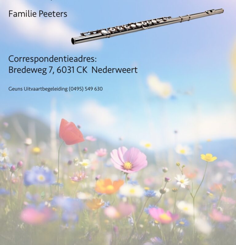 Overlijdensbericht | Els Peeters † - Nederweert24