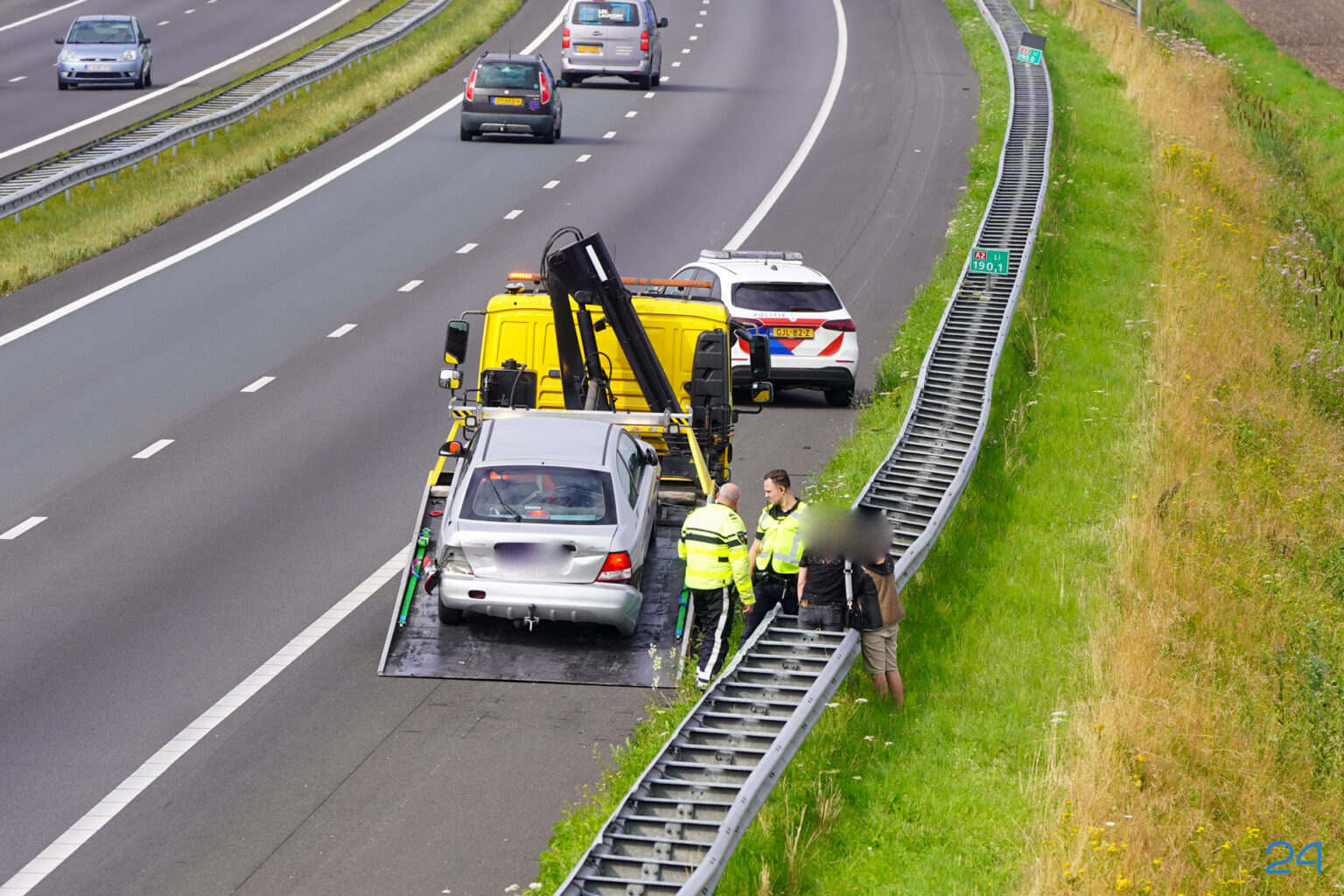 Eenzijdig ongeval op A2 bij Weert - Nederweert24