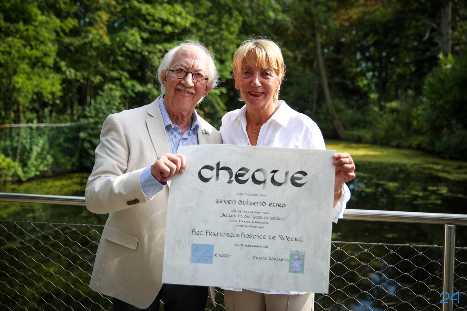 Recordopbrengst boek van auteur Frans Adriaens voor Franciscus Hospice ...