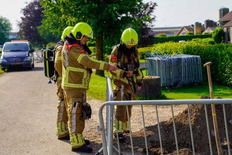 Gaslek tijdens werkzaamheden in Laar - Nederweert24